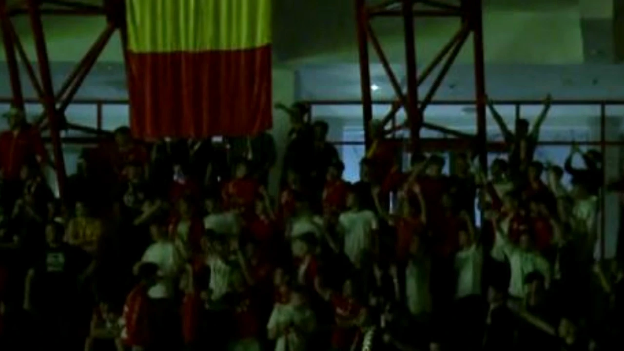 Imagini fabuloase de la Sala Polivalentă Suporterii lui Dinamo își