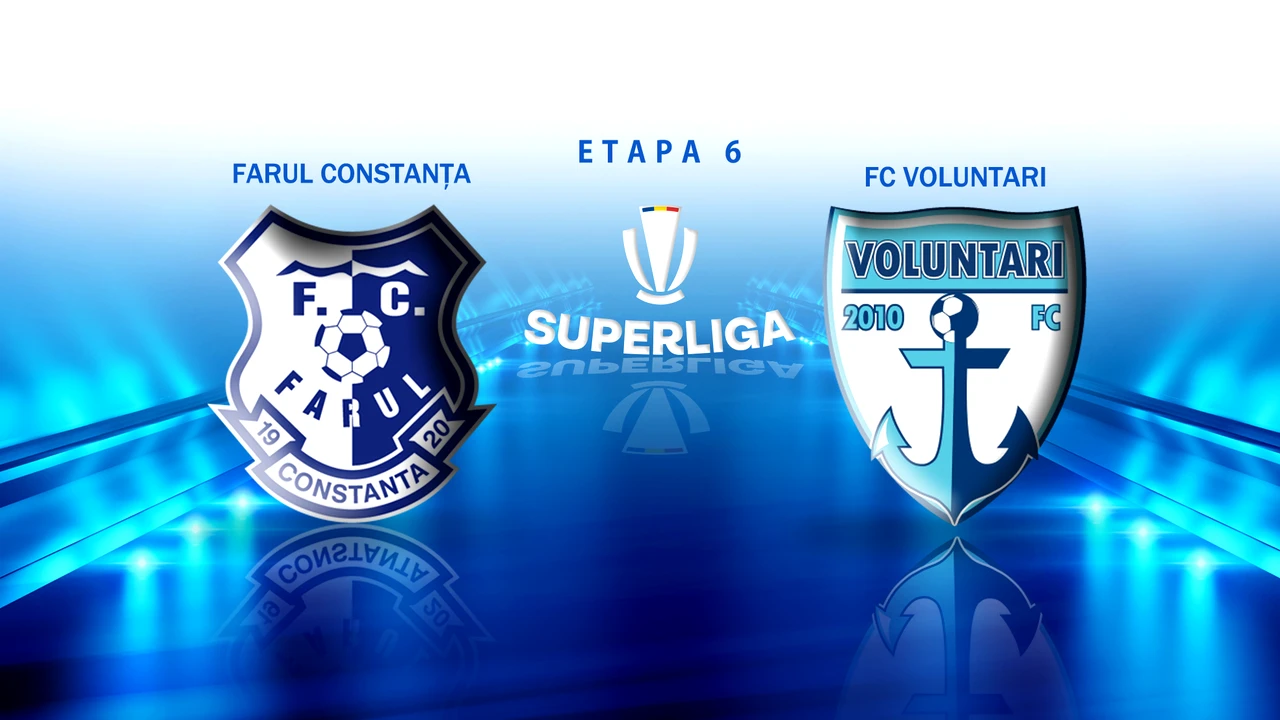 Farul - FC Voluntari: 2 - 1. Echipa lui Gică Hagi obține o victorie ...