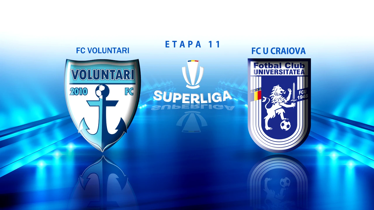 FC Voluntari - FC U. Craiova 1948 1-0. Eșec pentru Marius Croitoru ...