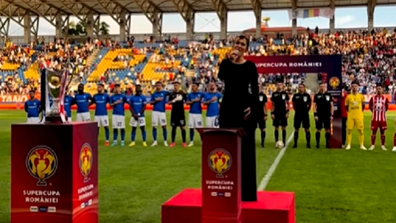 Cine e artista care a interpretat imnul la Supercupa României și a ...