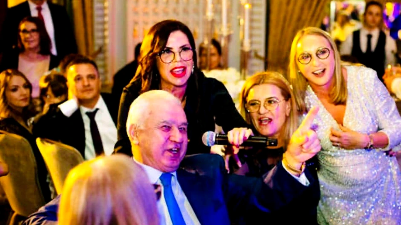 Anghel Iordănescu a făcut show la nunta fiului Gabrielei Firea. Fostul ...