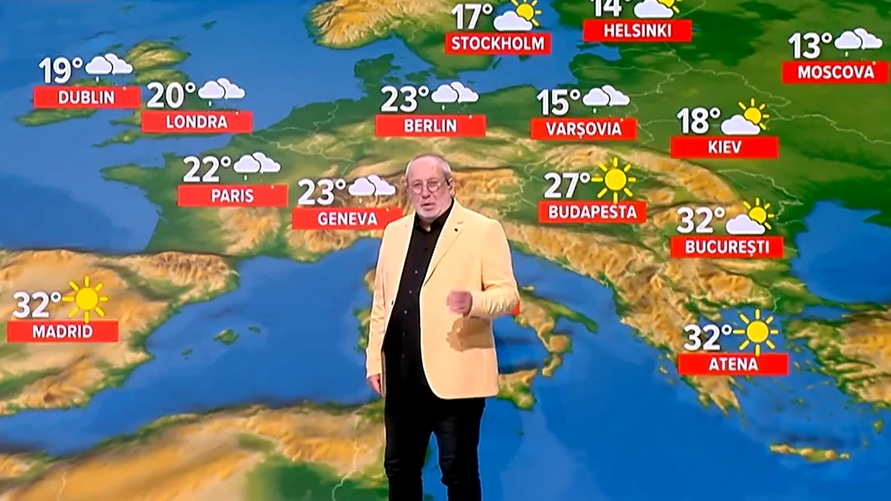 Busu, secretul din spatele prognozei meteo pe care o prezintă la PRO TV ...