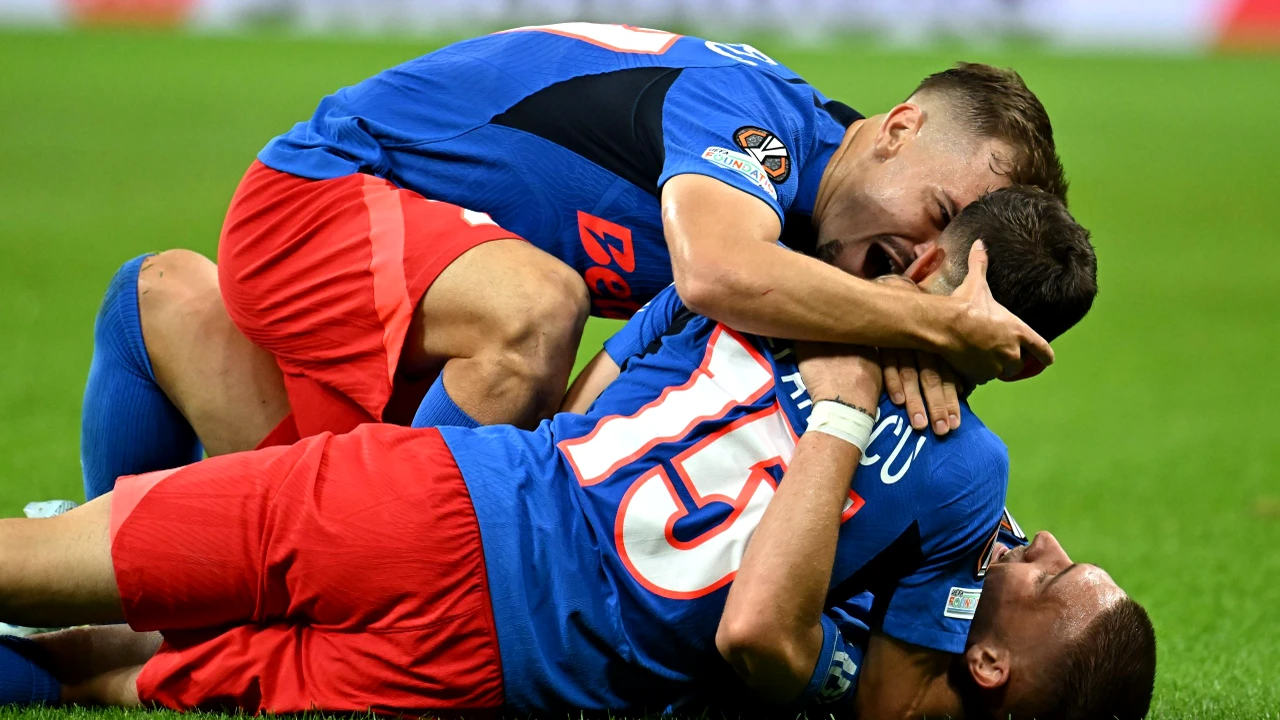 FCSB, seară de vis în Europa! Goluri superbe și atmosferă fantastică în ...