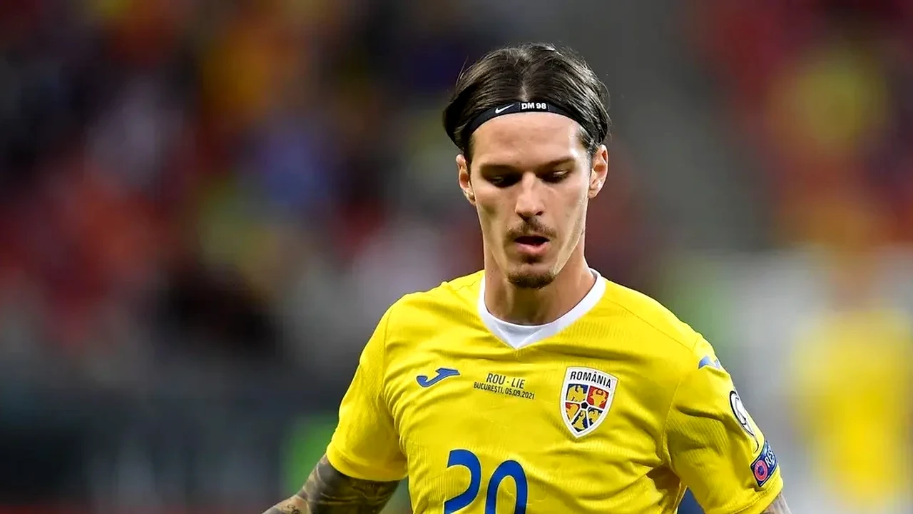 INCREDBIL! Dennis Man înscrie un gol superb în meciul cu Kosovo de la ...
