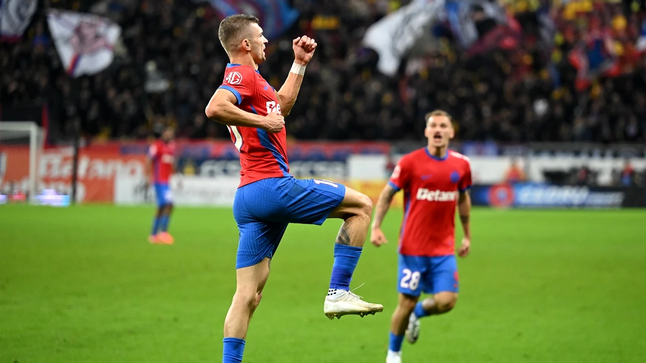 FCSB - Universitatea Craiova 1-0. Victorie uriașă pentru campioană. VAR ...